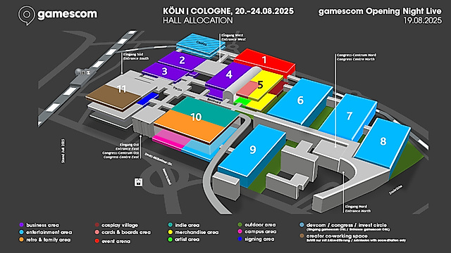Hall plan | gamescom